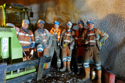Weiterer Einsatz für den Alimak Raise Climber - Gasser Felstechnik