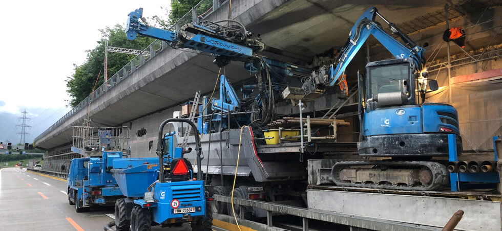 Permanente Litzenanker entlang der A3 - Gasser Felstechnik