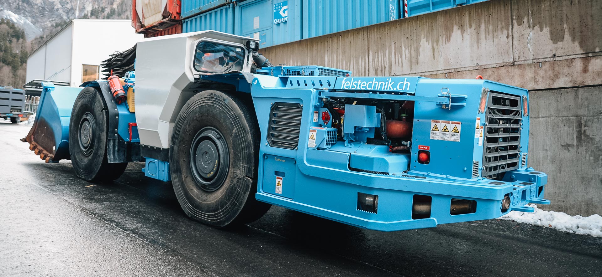 Zwei Tunnelfahrlader für mehr Effizienz - Gasser Felstechnik